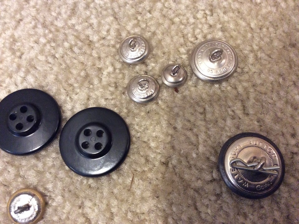 Lot of 25 US Air Force Military Waterbury Army VINTAGE WW2 WWII Buttons ...