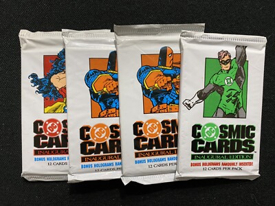 DC Cosmic Cards Inaugural Edition x4 Booster Pack Lot Factory Sealed | eBay