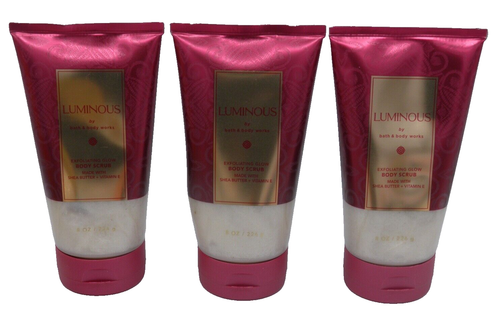 Bath & Body Works Luminous Exfoliating Scrub (3 Pack) | eBay