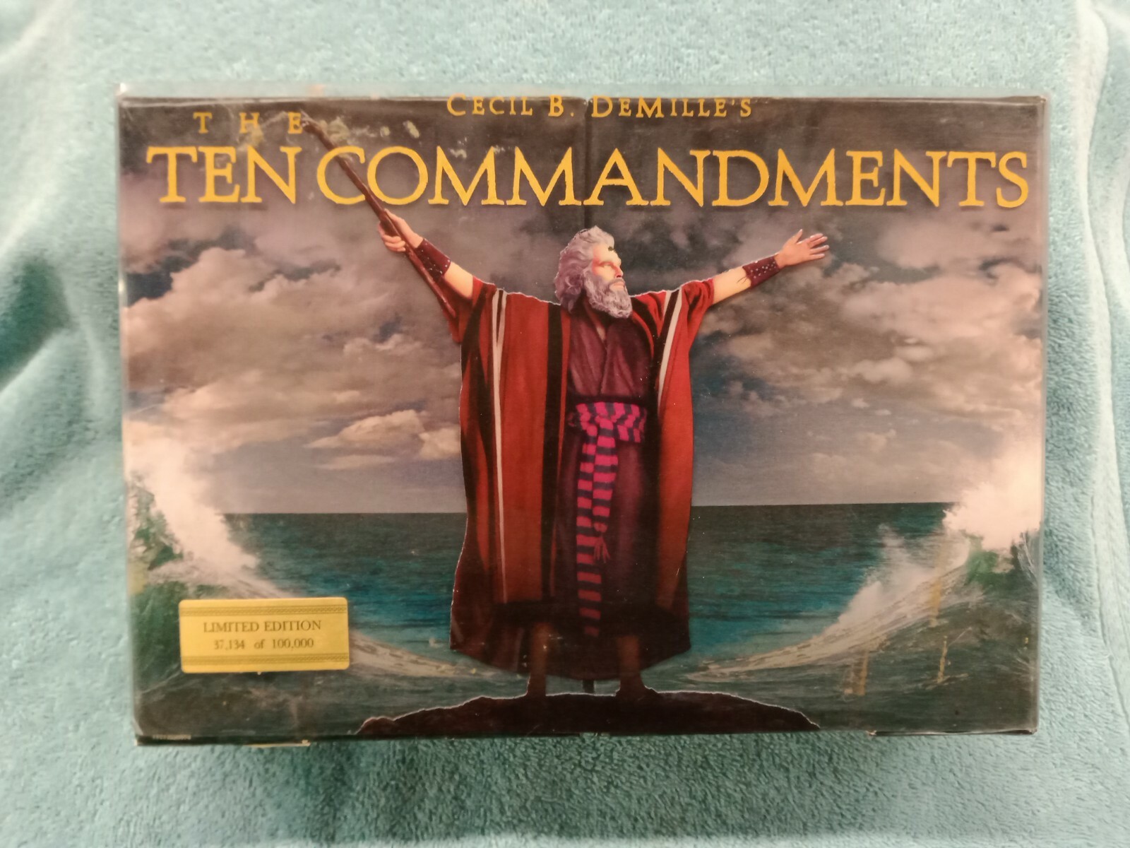 The Ten Commandments (Blu-ray/DVD, 2013, 6-Disc Set) Limited Edition ...