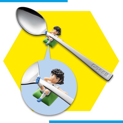 Captain Tsubasa x Cocoichibanya Tsubasa Ozora Overhead kick spoon stand ...