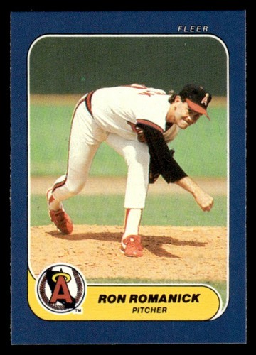 1986 Fleer Classic Miniatures RON ROMANICK #34 Angels FREE Ship! | eBay