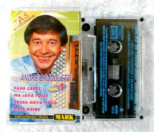 ANDRE BROCOLETTI "LES AS DE L'ACCORDEON VOL 1" K7 audio TBE | eBay