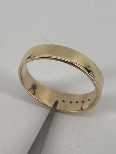 10KT Yellow Gold and Diamond Chips Band Ring Size 13 5.2g | eBay