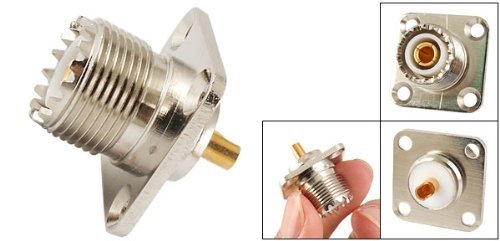 UHF Female Jack SO-239 Panel Chassis Mount Solder Cup RF Coaxial ...