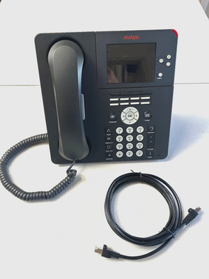 Avaya 9650C IP Color Display Desktop Phone w/ PoE (Charcoal) 700461213 ...