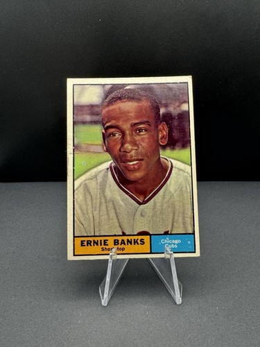 1961 Topps #350 Ernie Banks HOF Chicago Cubs | eBay