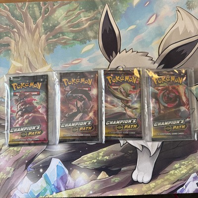 4 Pokemon TCG Champions Path Sealed Booster Packs. | eBay