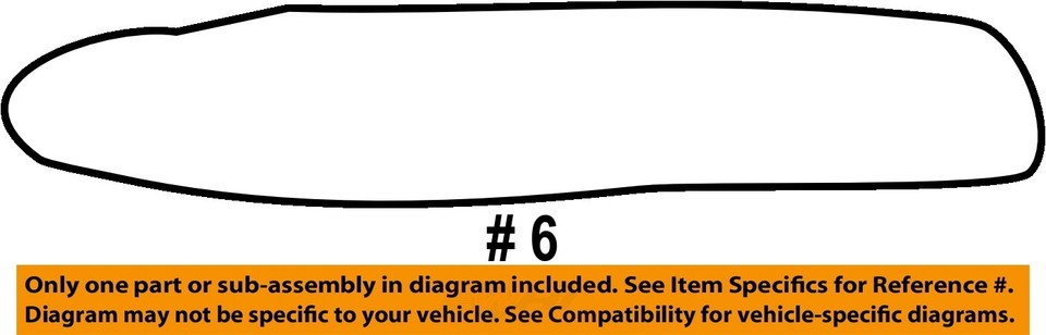 FORD OEM 96-07 Sable Fender Structural Components Rails-Reinf Plate ...