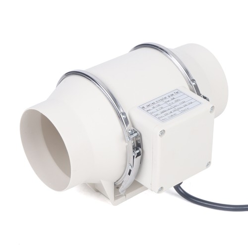 4 Inch Inline Duct Fan Tube Ventilation Fan Extractor Exhaust Blower ...