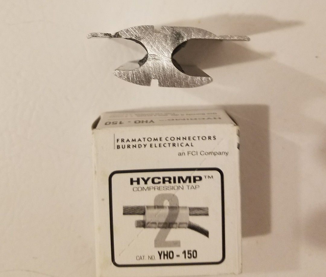 Burndy hycrimp yho-150 compression tap | eBay