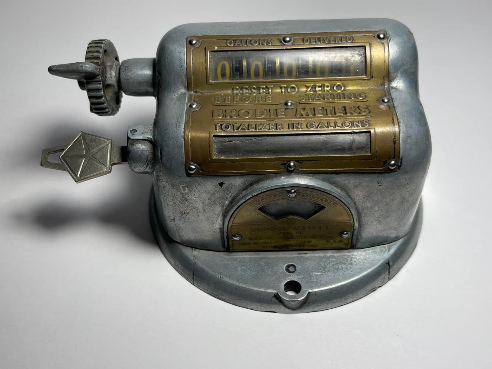 Vintage Brodie Meter Totalizer In Gallons | eBay