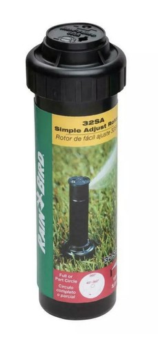 Rain Bird 32SA Pop-Up Simple Adjust Gear Drive Rotor Sprinkler Head ...