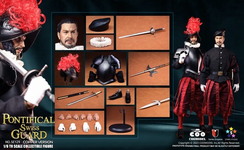 NEW COOMODEL SE129 1/6 Pontifical Swiss Captain Figure Model ...