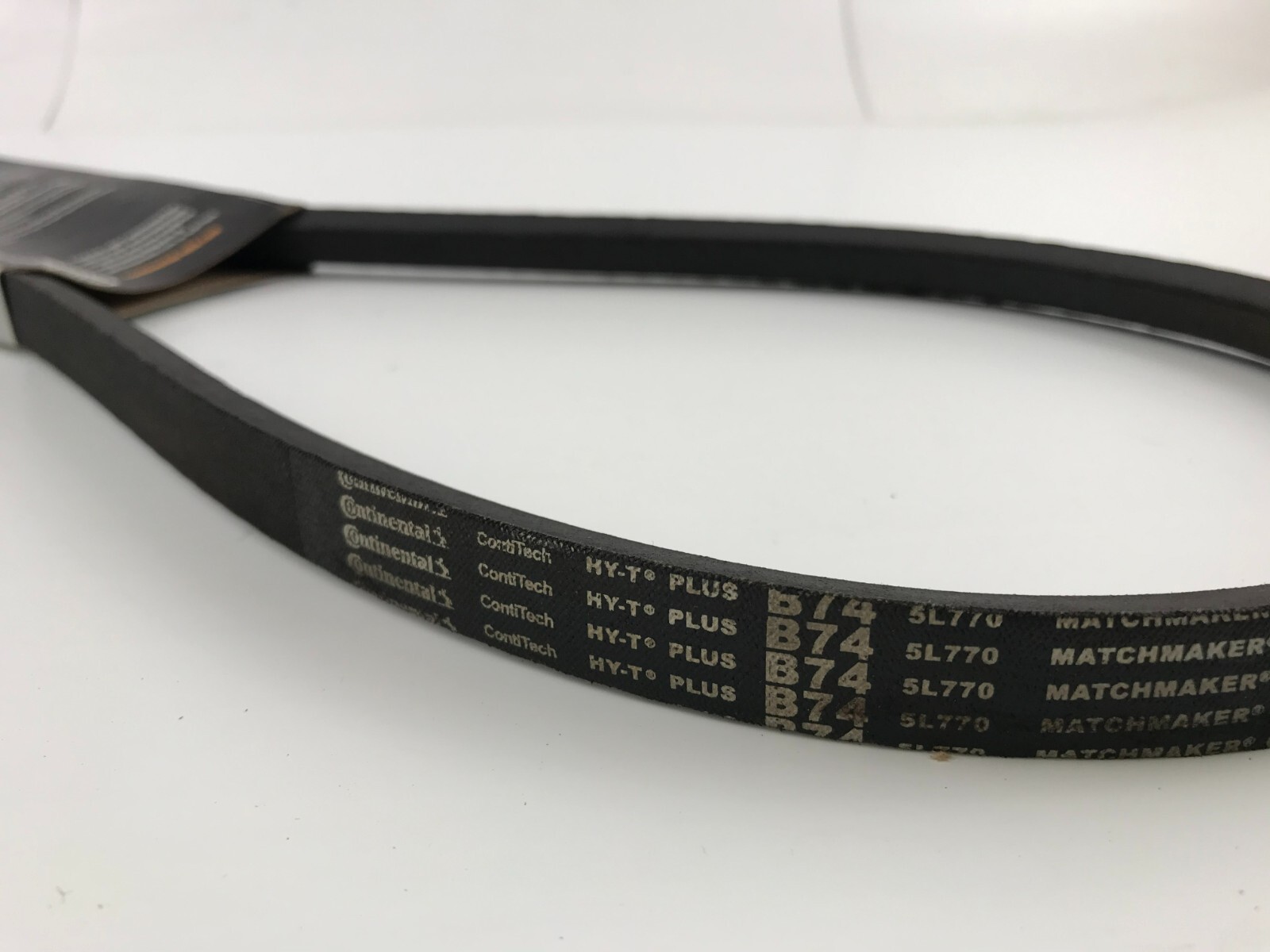 CONTITECH B74. Drive Belt V-Belt B 77IN 1 955.8MM Belt Outside Length 0 ...