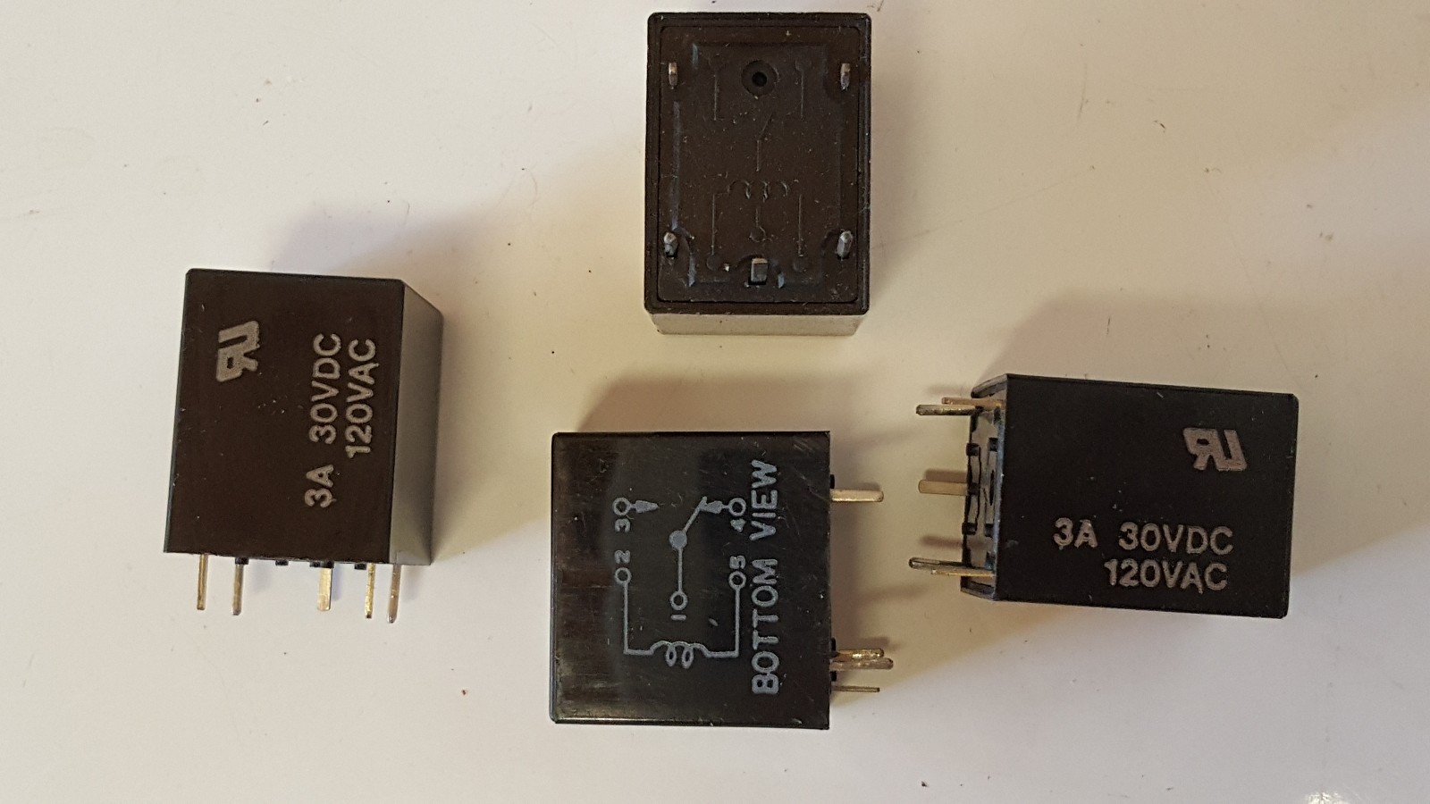 2 PCS SIGMA 78REI 5V DC 3A 30VDC 120VDC 5 pin through hole PCB small ...