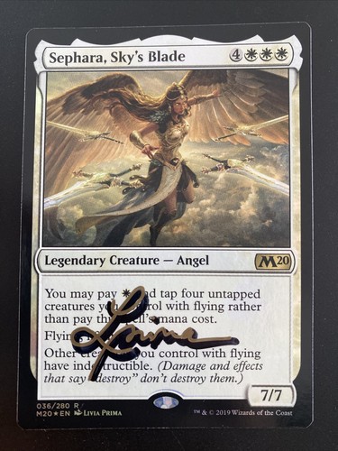 FOIL Sephara, Sky’s Blade MTG Core Set 2020 #036/280 Rare NM English ...