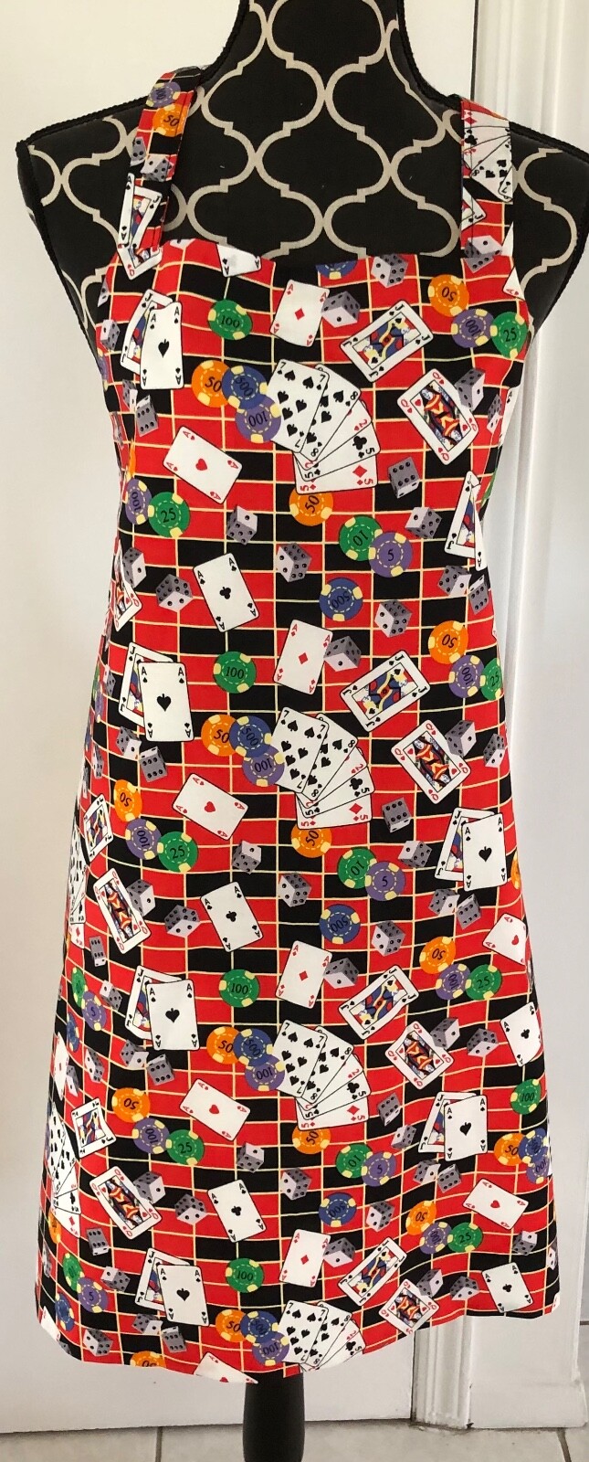 Handmade Full Length Adult Apron - CASINO GAMES | eBay