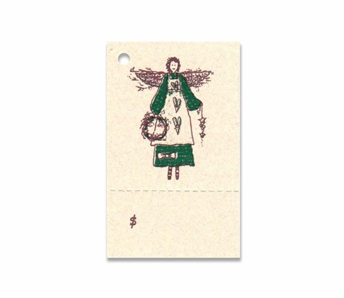 50 PRIMITIVE ANGEL HANG TAGS,PERFORATED,PRICE TAGS,CRAFT TAGS-VIVID ...
