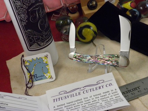 TITUSVILLE CUTLERY CO ROOSTER COMB KNIFE MINT IN ORIGINAL TUBE 1 OF 10 ...