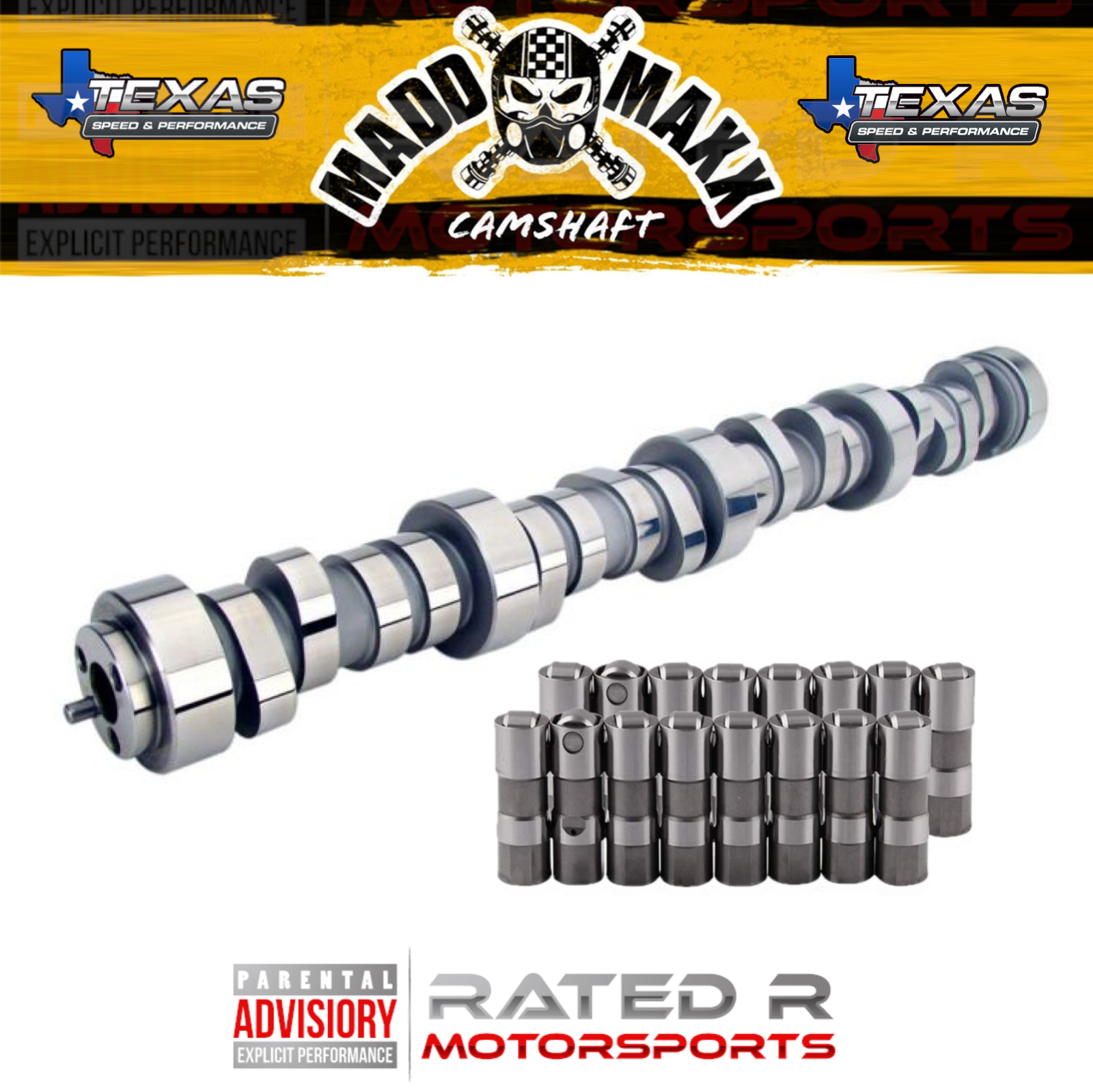 Texas Speed Madd Maxx LS Truck Cam & GM LS7 Lifters TSP Gen3 Gen 4 ...