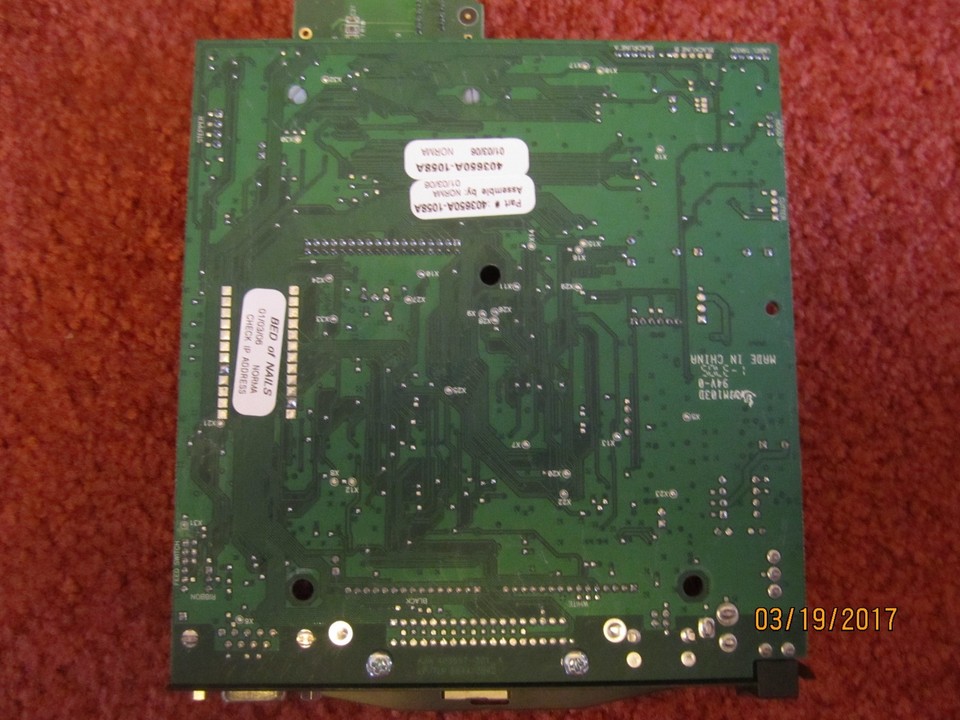 Logic board for Zebra TLP 3842 Label Thermal Printer Ethernet Network ...