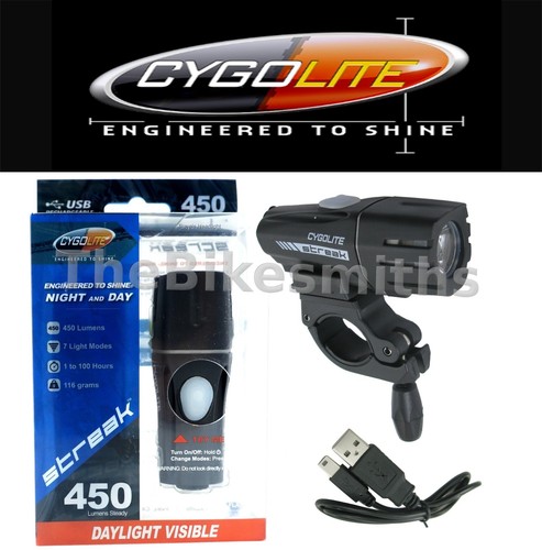 Cygolite+Streak+Head+Light+-+Black+%28STK-450-USB%29 for sale online | eBay