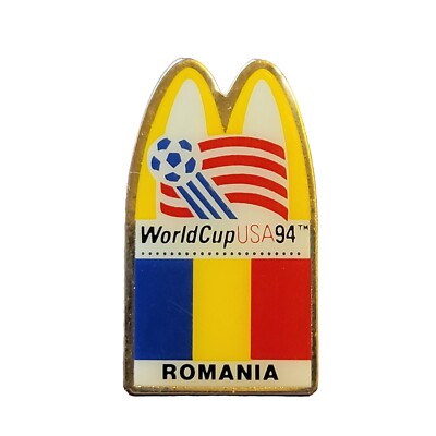 1994 FIFA World Cup Soccer McDonald's ROMANIA Pin | eBay