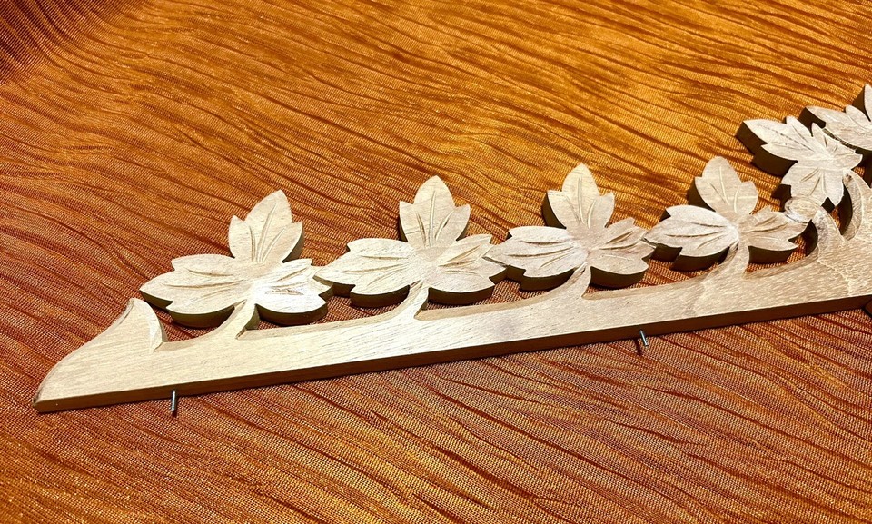 Railroad Cuckoo Clock Topper Crown XL . Solid MH-gany Wood. Clock Not ...