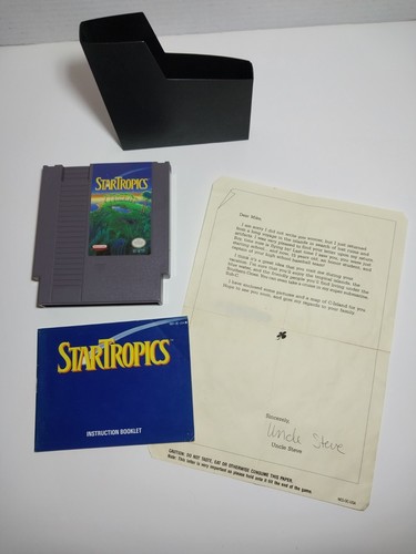 *StarTropics (Nintendo NES, 1990) w/ Manual + Letter - Authentic ...