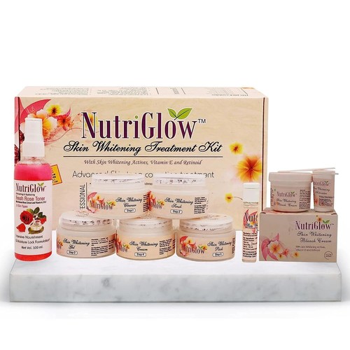 Nutri Glow Professional Skin Whitening Treatment Facial Kit | 300 Gram ...