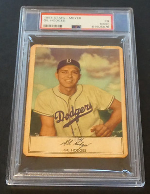 1953 Stahl-Meyer Gil Hodges Baseball Card PSA 1 (MK) PR | eBay