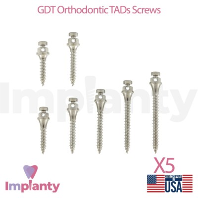 5x Dental Orth0dontic Micro Fixture Temporary Anchorage Devices - TADs ...