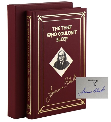 Lawrence Block / Thief Who Couldn't Sleep / Limited Edition Signed ...