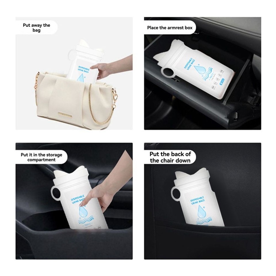 Disposable Urine Bag 700cc Outdoor Car Urine Bag Emergency Vomit Bags ...