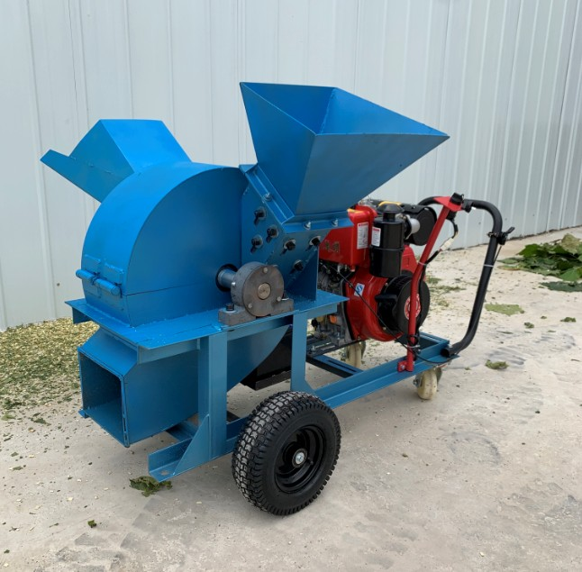 Double Inlet Wood Shredder Shredder Branch Rattan Crusher Branch ...