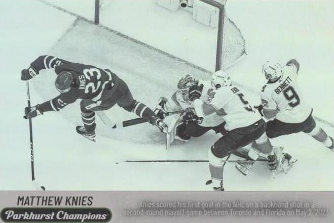 2023-24 Upper Deck Parkhurst Champions - Wire Images Matthew Knies #WI ...
