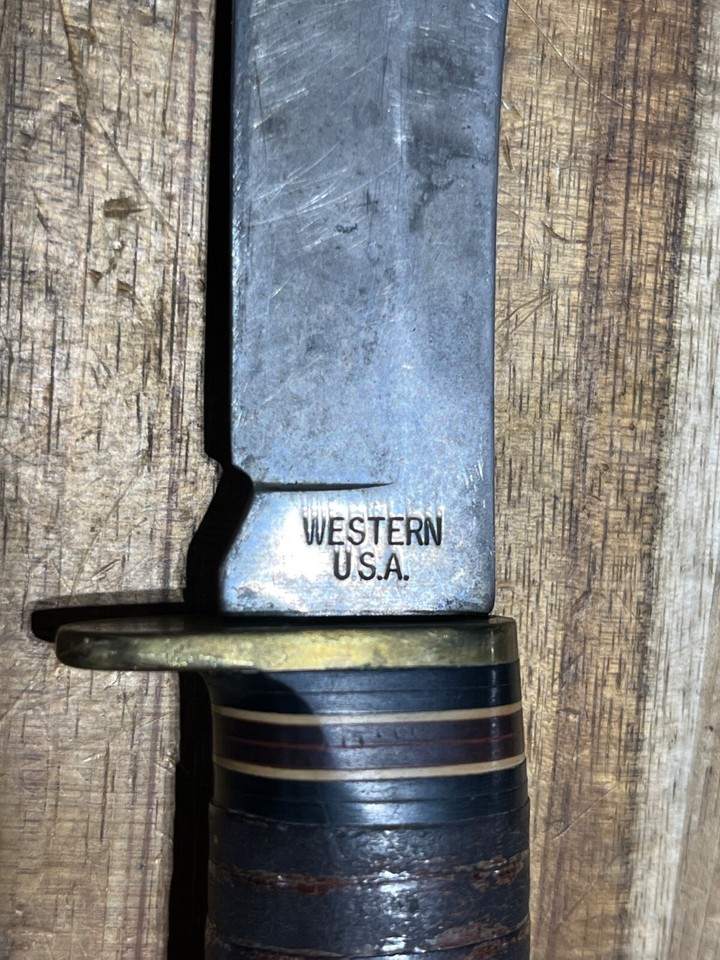 Vintage Western L66 hunting knife (26116) | eBay