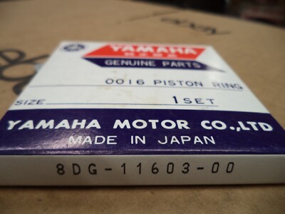 Yamaha OEM New piston rings 8DG-11603-00 #1916 | eBay