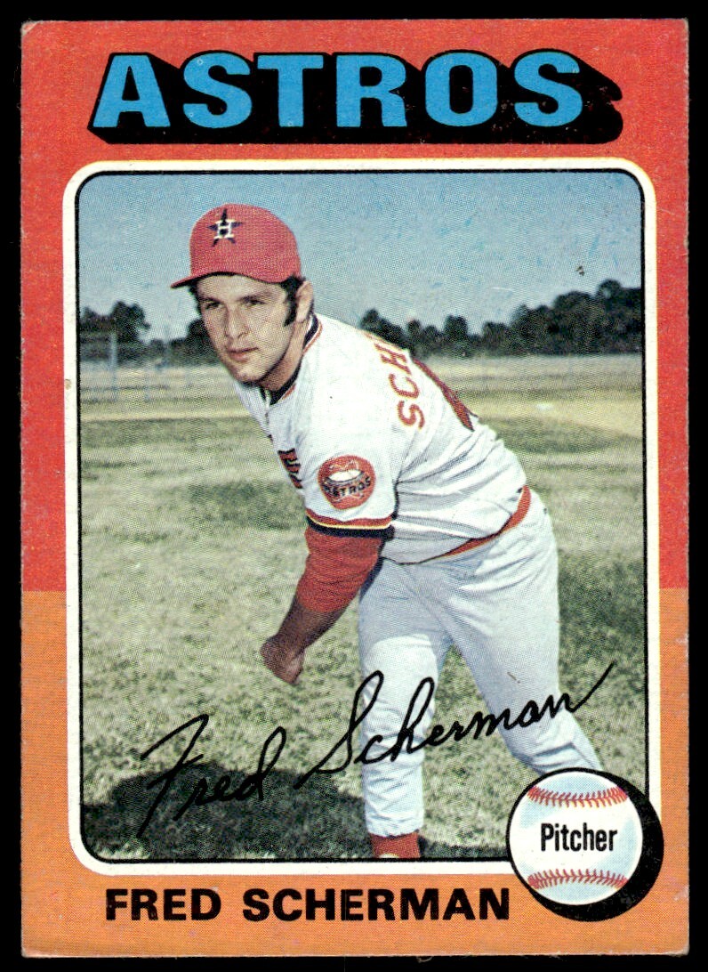 1975 Topps Fred Scherman Houston Astros #252 | eBay