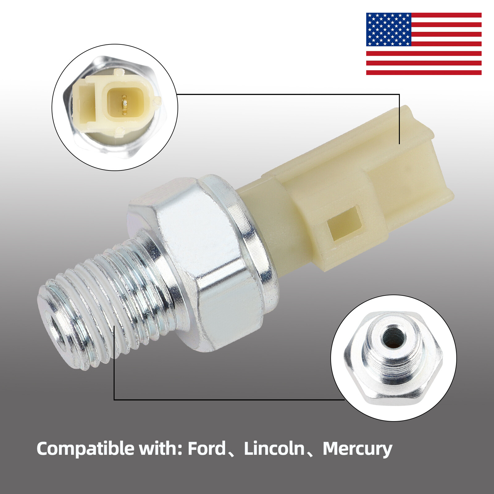 Engine Oil Pressure Sensor for Lincoln Mkz 2007 - 2012 6U5Z-9278-D ...