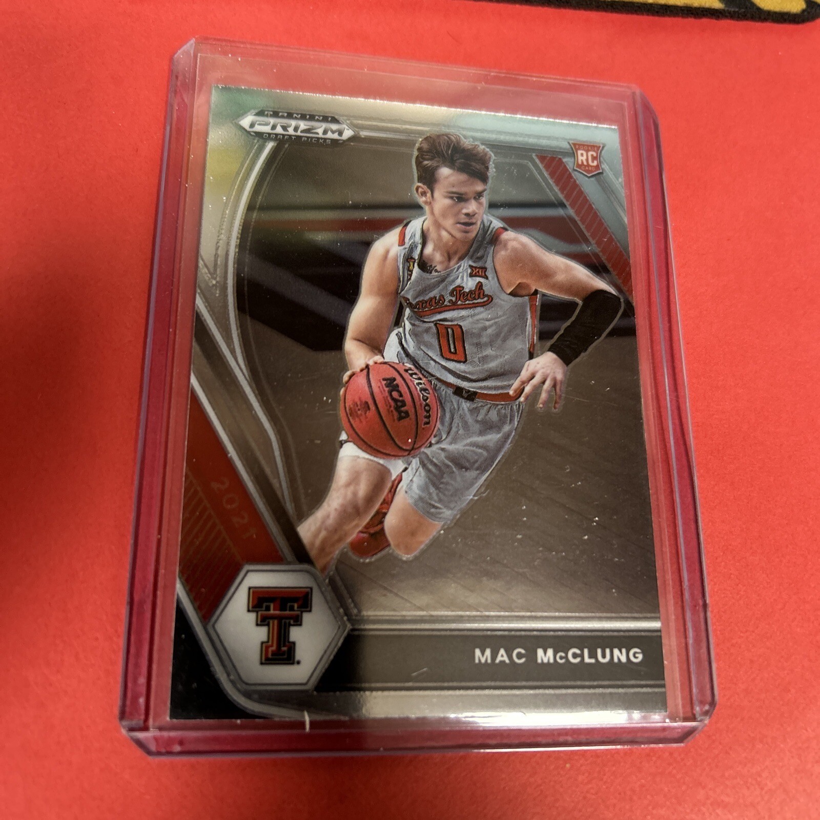 2021 Panini Prizm DRAFT Picks Rookie Mac Mcclung TEXAS TECH/76ERS | eBay