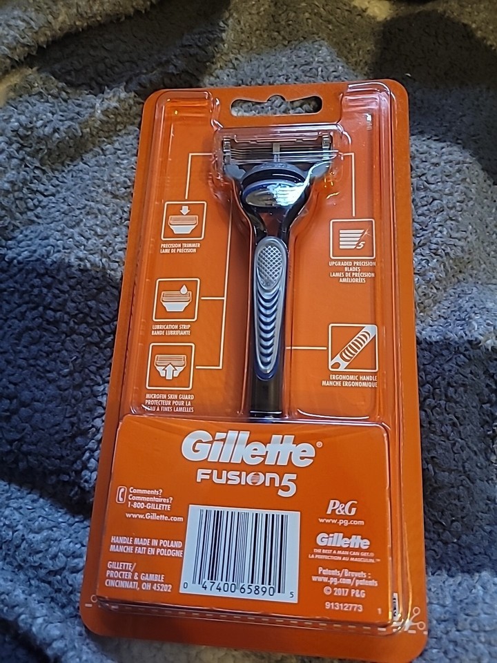 Gillette Men Fusion 5 Razor, 1 Razor Handle & 1 Cartridge, Precision ...