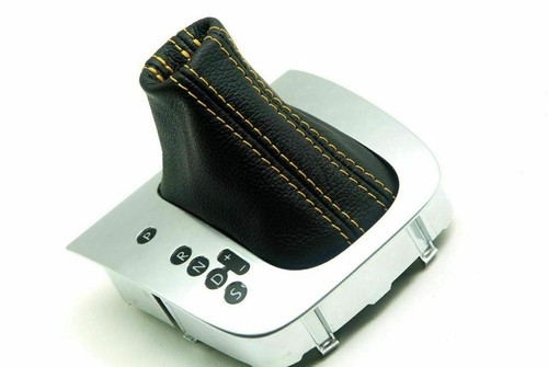 VW Jetta Vento Bora MK5 Automatic Shift Boot Faux for 01-05 Yellow ...