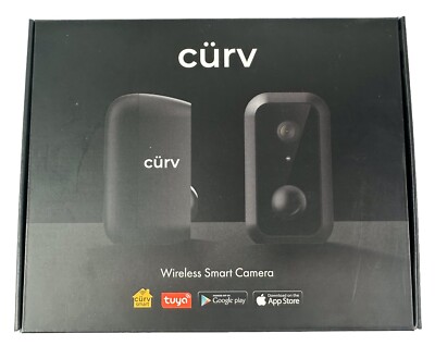 Curv Wireless Smart Camera Alexa Tuya 32GB SD Card 1080p Full HD 2 Way ...