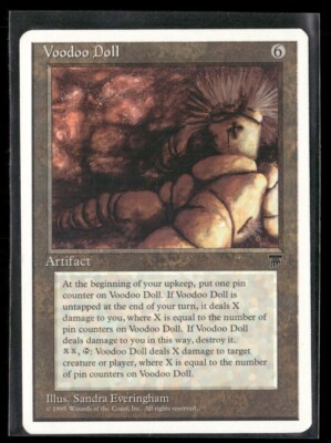 1995 Magic The Gathering - Chronicles White Border Voodoo Doll | eBay