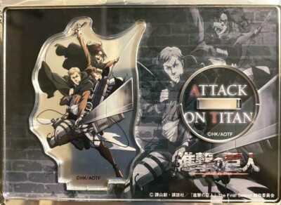 Attack On Titan Mini Acrylic Stand Figure Erwin Smith Hans Zoe AOT ...