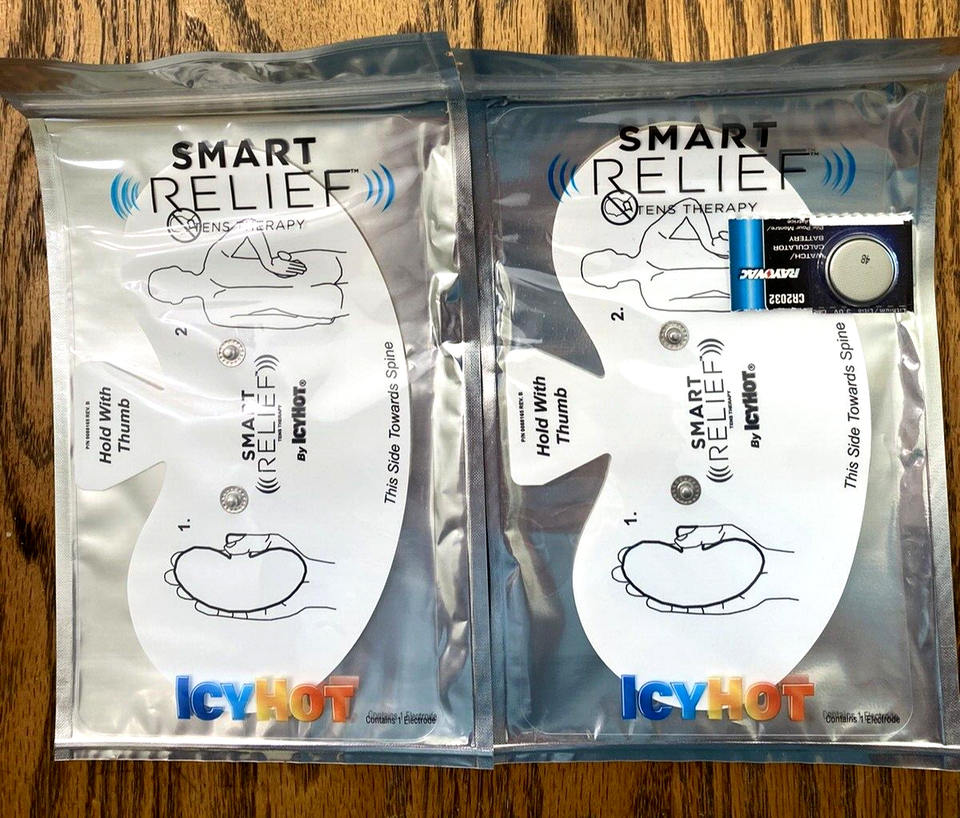 Icy Hot Smart Relief Tens Therapy Back Refill 2 Pads Expired 01/2017 ...