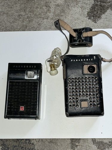 Vintage Panasonic R-1076 AM/FM 7 Transistor Portable Radio Tested Works ...