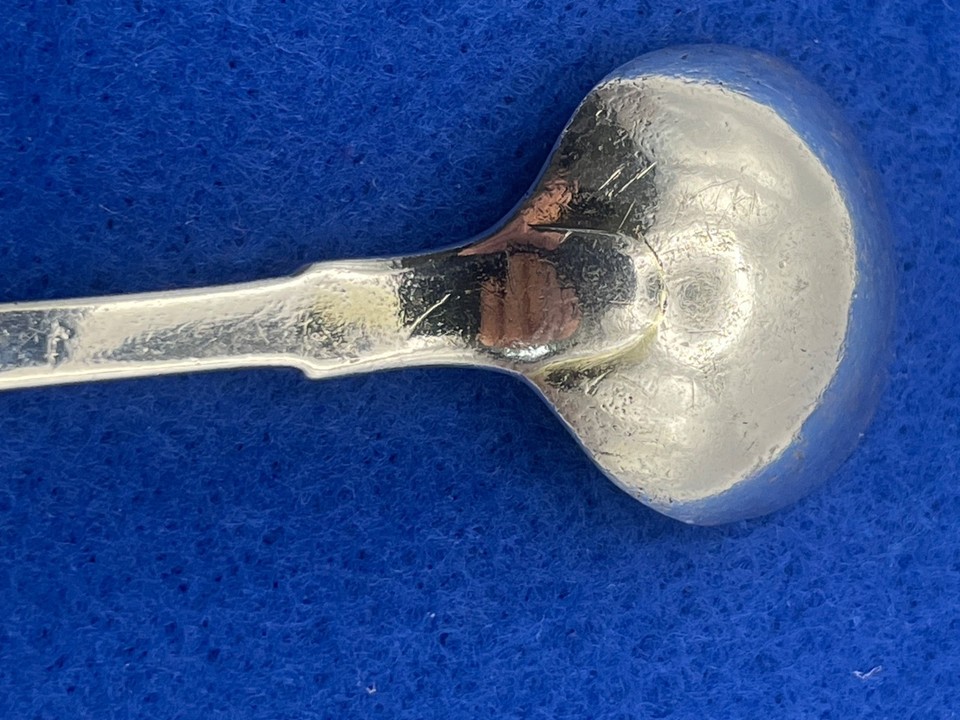 Scottish William IV 'Fiddle & Shell' Pattern Silver Salt Spoon ...